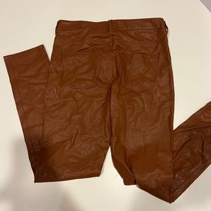 bagatelle | Pants & Jumpsuits | Nwot Bagatelle Tan Faux Leather Pants ...